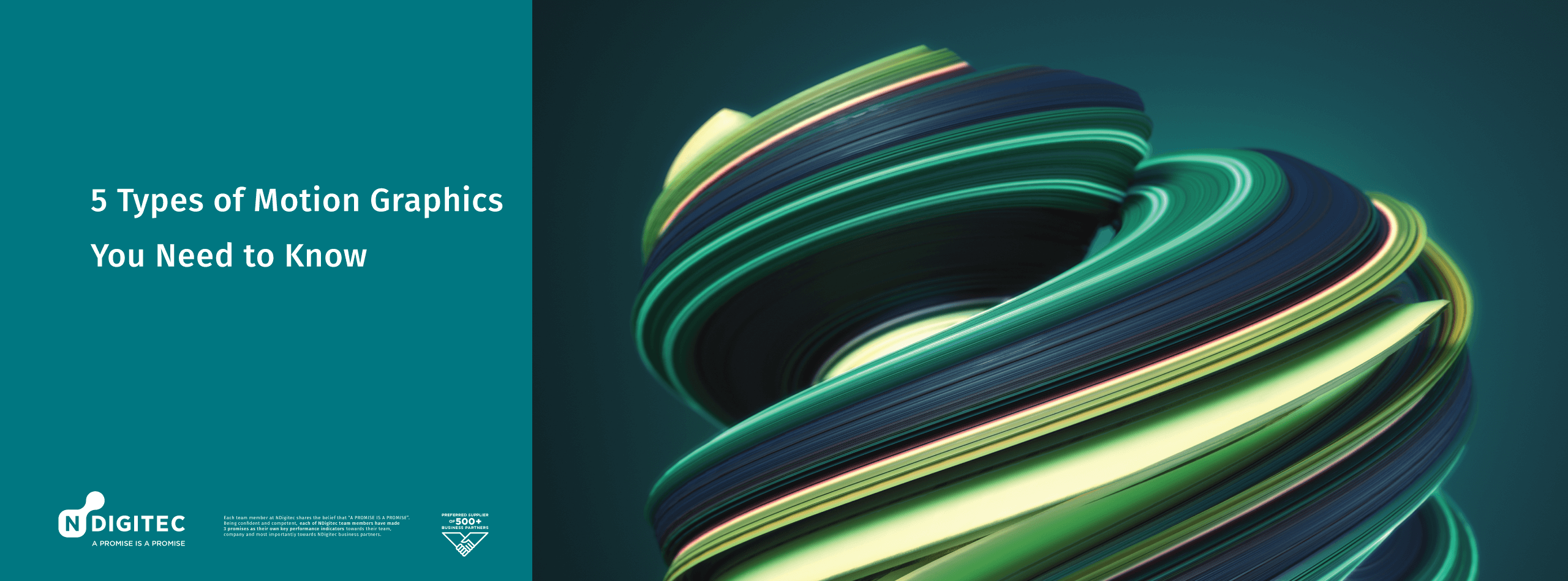 5 Types of Motion Graphics You Need to Know I NDIGITEC Media Production